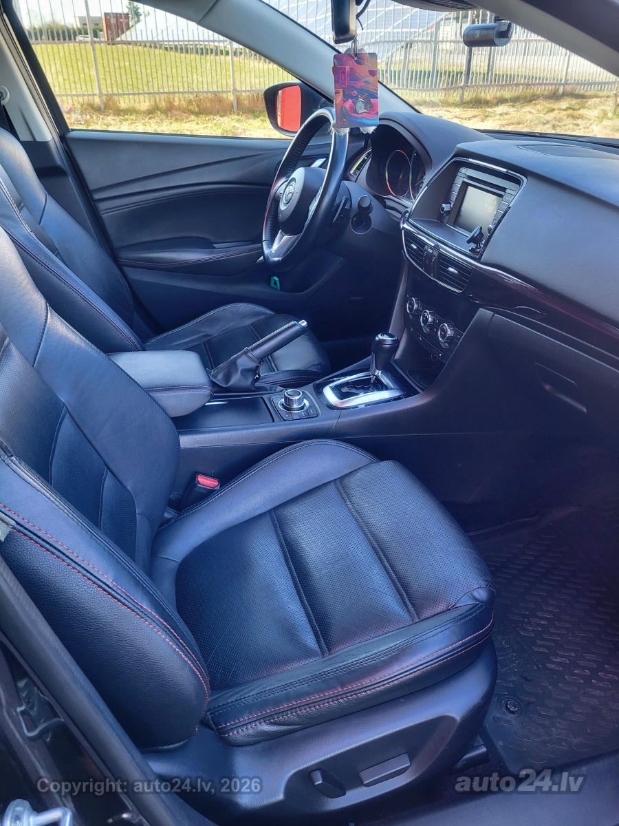 Melns Mazda 6 2014 Tartu, ar dzinēja tilpumu 2.20 L un nobraukumu 175 tūkst. km par 6950 €, foto 10 vietnē AUTOMOTO.COM.LV