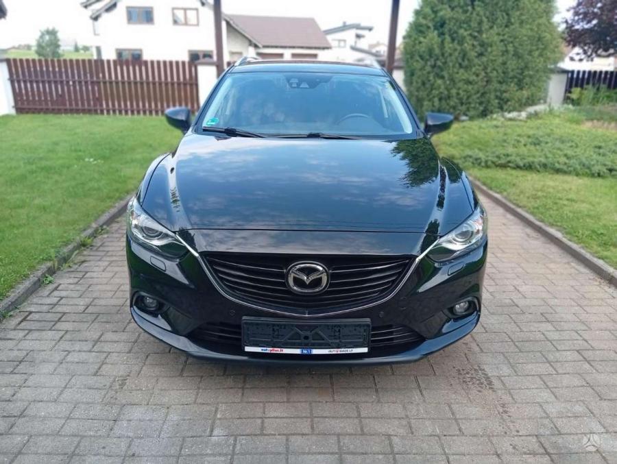 Melns Mazda 6 2014 Šauļi, ar dzinēja tilpumu 2.20 L un nobraukumu 188 tūkst. km par 7400 €, foto 3 vietnē AUTOMOTO.COM.LV