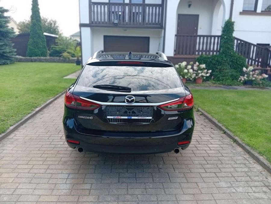 Melns Mazda 6 2014 Šauļi, ar dzinēja tilpumu 2.20 L un nobraukumu 188 tūkst. km par 7400 €, foto 7 vietnē AUTOMOTO.COM.LV