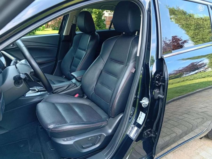 Melns Mazda 6 2014 Šauļi, ar dzinēja tilpumu 2.20 L un nobraukumu 188 tūkst. km par 7400 €, foto 12 vietnē AUTOMOTO.COM.LV
