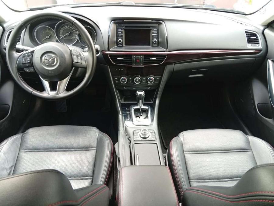 Melns Mazda 6 2014 Šauļi, ar dzinēja tilpumu 2.20 L un nobraukumu 188 tūkst. km par 7400 €, foto 14 vietnē AUTOMOTO.COM.LV