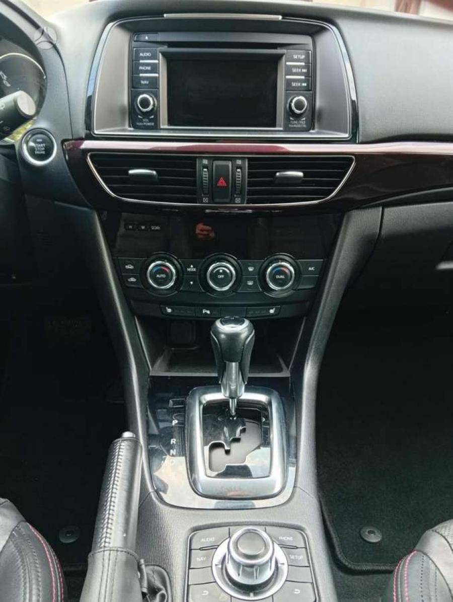 Melns Mazda 6 2014 Šauļi, ar dzinēja tilpumu 2.20 L un nobraukumu 188 tūkst. km par 7400 €, foto 19 vietnē AUTOMOTO.COM.LV