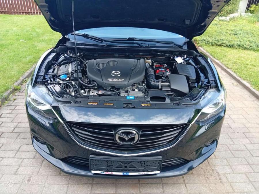 Melns Mazda 6 2014 Šauļi, ar dzinēja tilpumu 2.20 L un nobraukumu 188 tūkst. km par 7400 €, foto 30 vietnē AUTOMOTO.COM.LV
