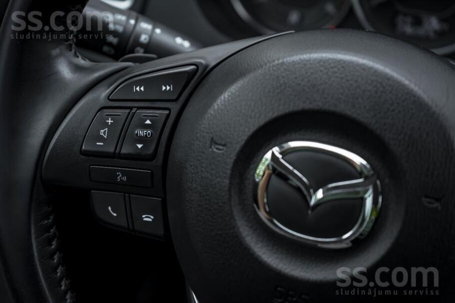 Black Mazda 6 2014 in Riga, with an engine capacity of 2.20 L and mileage of 237 thousand km for 5990 €, photo 36 on AUTOMOTO.COM.LV