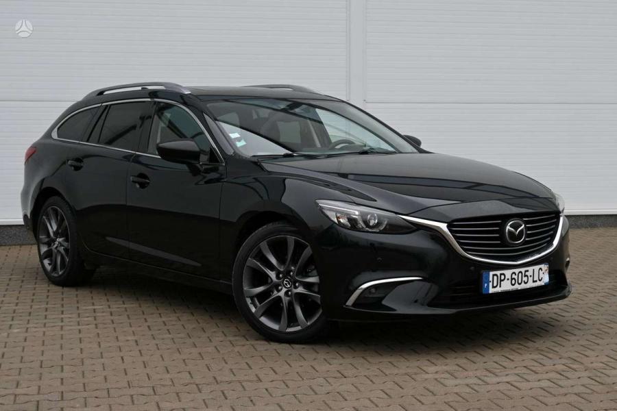 Black Mazda 6 2015 in Kretinga, with an engine capacity of 2.18 L and mileage of 178 thousand km for 8499 €, photo 1 on AUTOMOTO.COM.LV