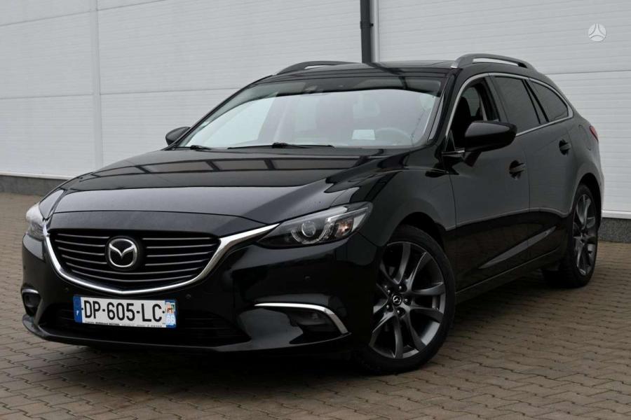 Black Mazda 6 2015 in Kretinga, with an engine capacity of 2.18 L and mileage of 178 thousand km for 8499 €, photo 3 on AUTOMOTO.COM.LV