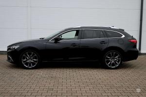 Black Mazda 6 2015 in Kretinga, with an engine capacity of 2.18 L and mileage of 178 thousand km for 8499 €, photo 13 on AUTOMOTO.COM.LV