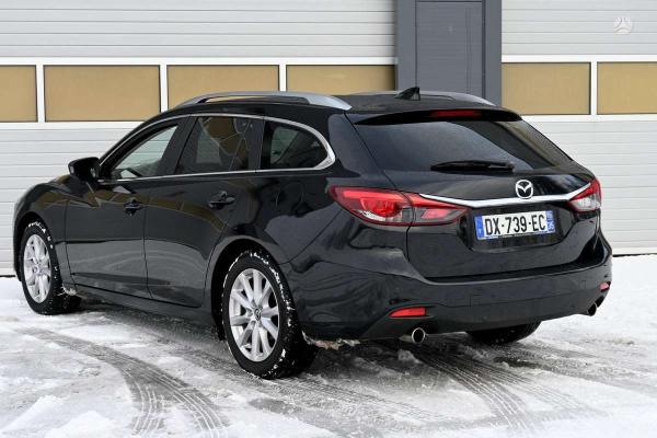 Black Mazda 6 2015 in Kretinga, with an engine capacity of 2.18 L and mileage of 193 thousand km for 7199 €, photo 9 on AUTOMOTO.COM.LV