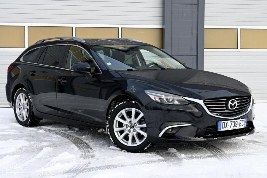 Black Mazda 6 2015 in Kretinga, with an engine capacity of 2.20 L and mileage of 193 thousand km for 7199 €, photo 1 on AUTOMOTO.COM.LV