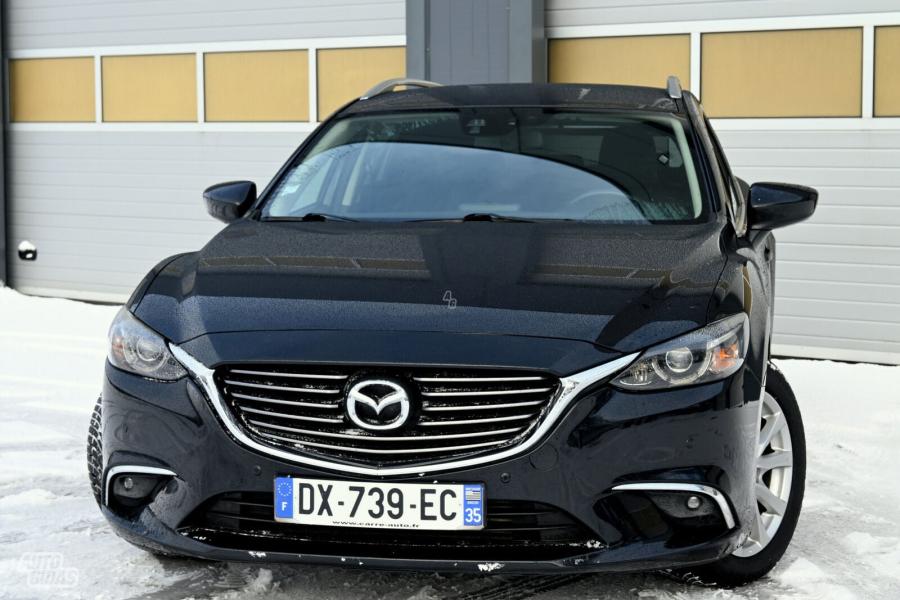 Black Mazda 6 2015 in Kretinga, with an engine capacity of 2.20 L and mileage of 193 thousand km for 7199 €, photo 2 on AUTOMOTO.COM.LV