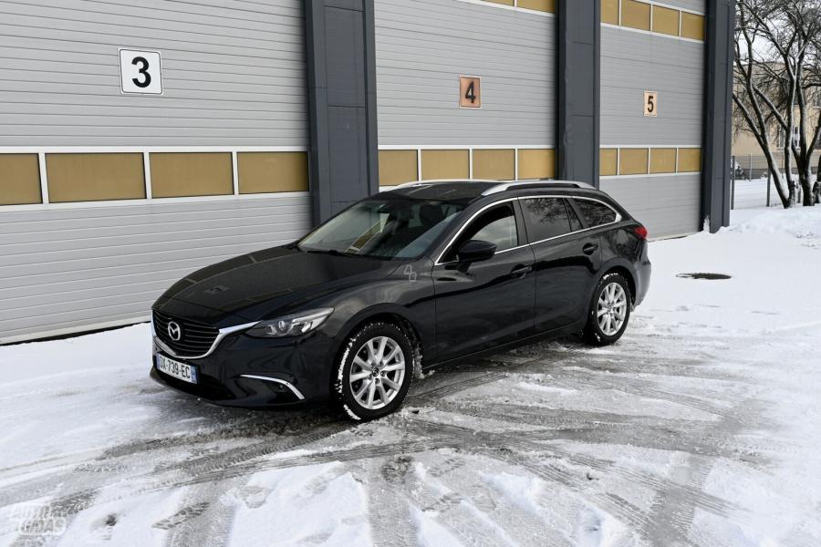 Black Mazda 6 2015 in Kretinga, with an engine capacity of 2.20 L and mileage of 193 thousand km for 7199 €, photo 12 on AUTOMOTO.COM.LV