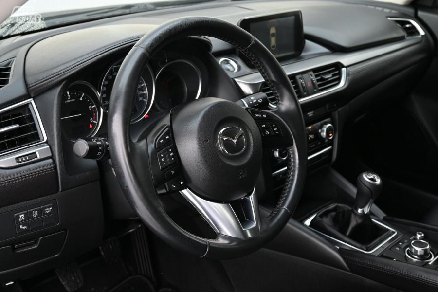 Black Mazda 6 2015 in Kretinga, with an engine capacity of 2.20 L and mileage of 193 thousand km for 7199 €, photo 17 on AUTOMOTO.COM.LV