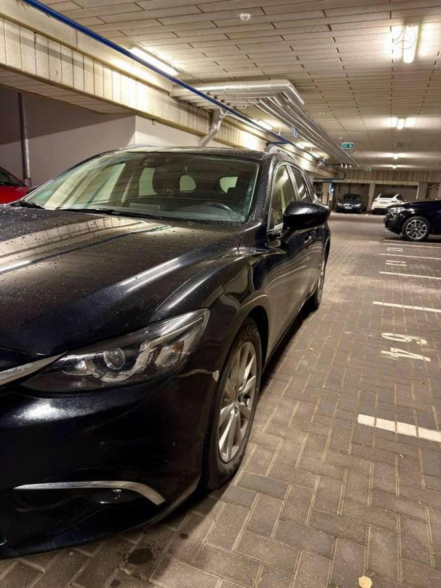 Melns Mazda 6 2015 Viļņa, ar dzinēja tilpumu 2.19 L un nobraukumu 209 tūkst. km par 8000 €, foto 4 vietnē AUTOMOTO.COM.LV