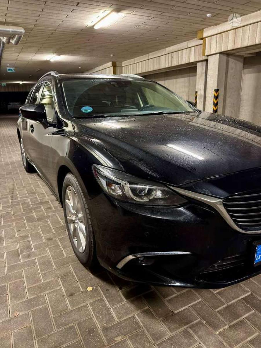 Melns Mazda 6 2015 Viļņa, ar dzinēja tilpumu 2.19 L un nobraukumu 209 tūkst. km par 8000 €, foto 6 vietnē AUTOMOTO.COM.LV