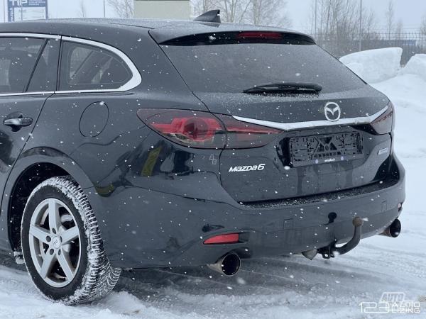 Melns Mazda 6 2015 Tauragė, ar dzinēja tilpumu 2.20 L un nobraukumu 304 tūkst. km par 5999 €, foto 10 vietnē AUTOMOTO.COM.LV