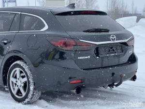 Black Mazda 6 2015 in Taurage, with an engine capacity of 2.20 L and mileage of 304 thousand km for 5999 €, photo 10 on AUTOMOTO.COM.LV