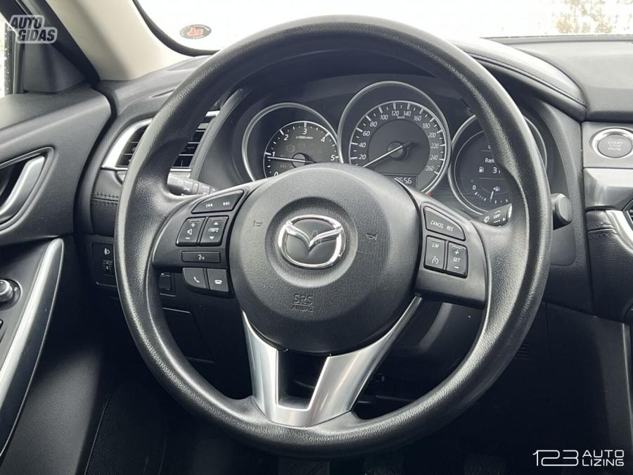 Black Mazda 6 2015 in Taurage, with an engine capacity of 2.20 L and mileage of 304 thousand km for 5999 €, photo 16 on AUTOMOTO.COM.LV