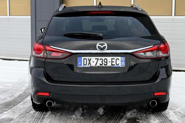 Black Mazda 6 2015 in Kretinga, with an engine capacity of 2.18 L and mileage of 193 thousand km for 7199 €, photo 9 on AUTOMOTO.COM.LV
