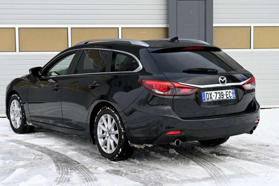 Black Mazda 6 2015 in Kretinga, with an engine capacity of 2.18 L and mileage of 193 thousand km for 7199 €, photo 10 on AUTOMOTO.COM.LV