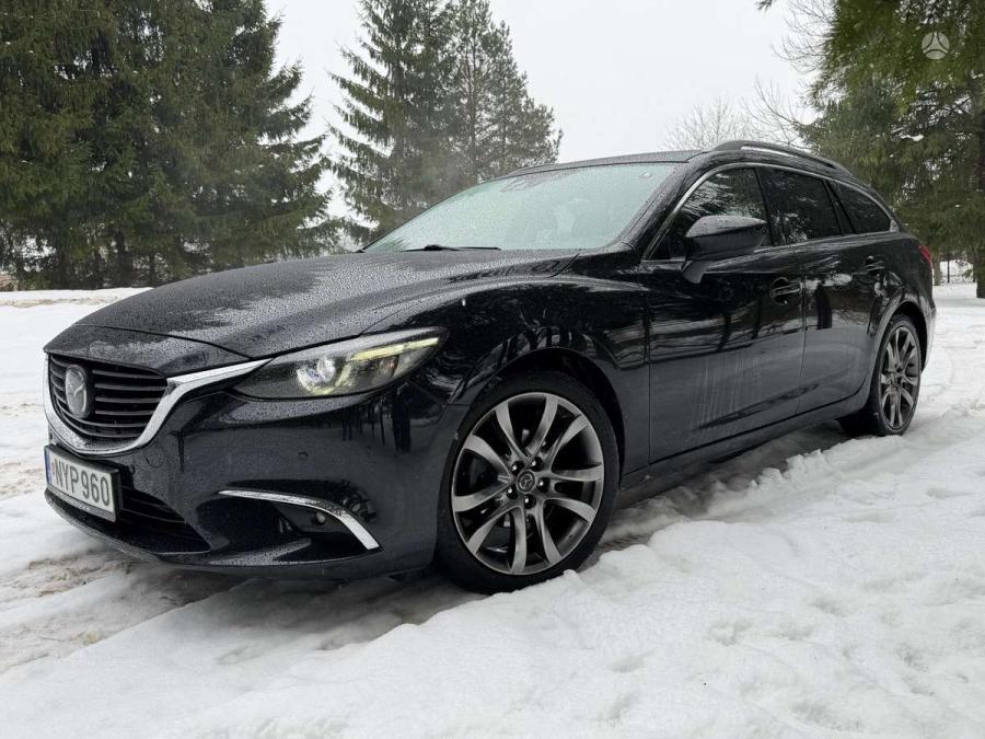 Melns Mazda 6 2015 Širvintos, ar dzinēja tilpumu 2.19 L un nobraukumu 221 tūkst. km par 9950 €, foto 1 vietnē AUTOMOTO.COM.LV