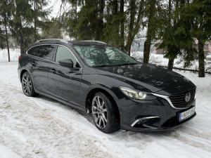 Melns Mazda 6 2015 Širvintos, ar dzinēja tilpumu 2.19 L un nobraukumu 221 tūkst. km par 9950 €, foto 2 vietnē AUTOMOTO.COM.LV