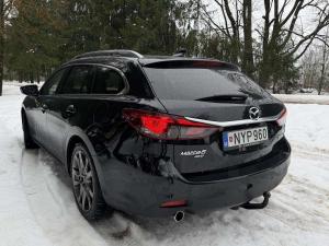 Melns Mazda 6 2015 Širvintos, ar dzinēja tilpumu 2.19 L un nobraukumu 221 tūkst. km par 9950 €, foto 4 vietnē AUTOMOTO.COM.LV