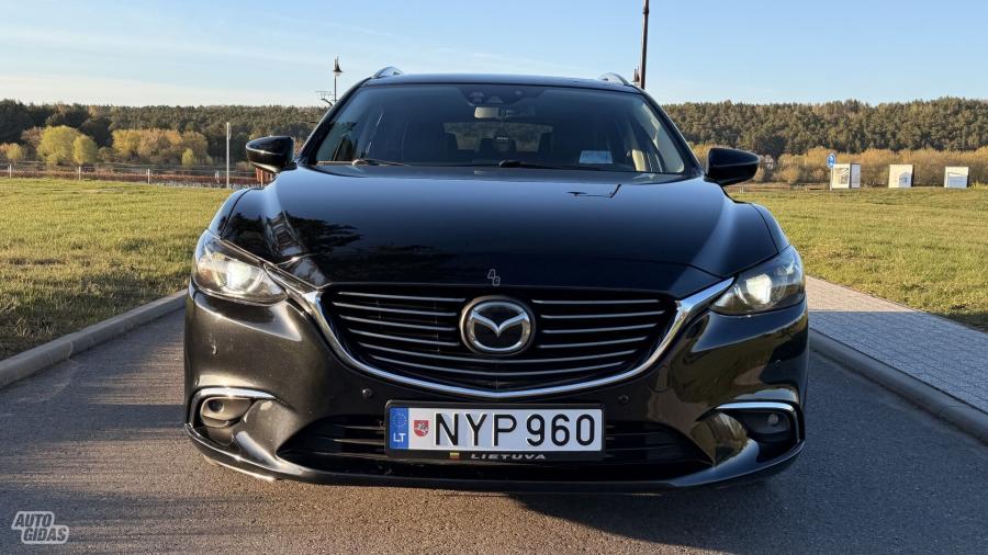 Melns Mazda 6 2015 Kauņa, ar dzinēja tilpumu 2.20 L un nobraukumu 227 tūkst. km par 8500 €, foto 12 vietnē AUTOMOTO.COM.LV