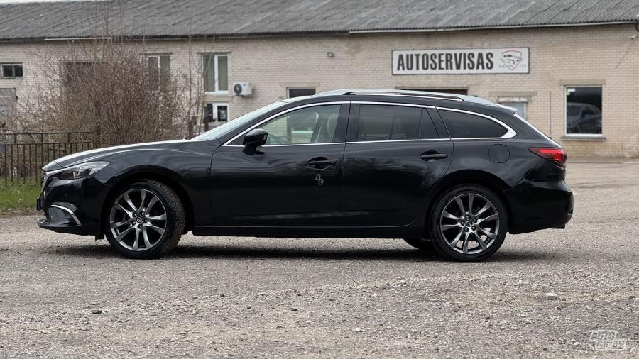 Melns Mazda 6 2015 Kupiškis, ar dzinēja tilpumu 2.20 L un nobraukumu 253 tūkst. km par 5500 €, foto 3 vietnē AUTOMOTO.COM.LV