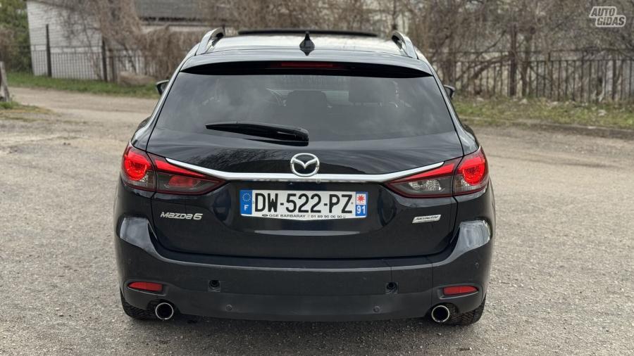 Melns Mazda 6 2015 Kupiškis, ar dzinēja tilpumu 2.20 L un nobraukumu 253 tūkst. km par 5500 €, foto 5 vietnē AUTOMOTO.COM.LV