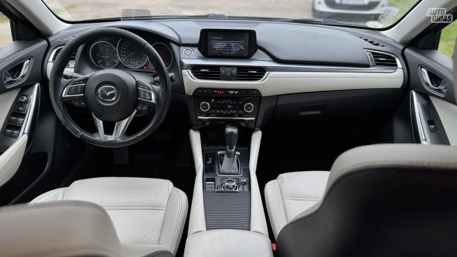 Melns Mazda 6 2015 Kupiškis, ar dzinēja tilpumu 2.20 L un nobraukumu 253 tūkst. km par 5500 €, foto 11 vietnē AUTOMOTO.COM.LV