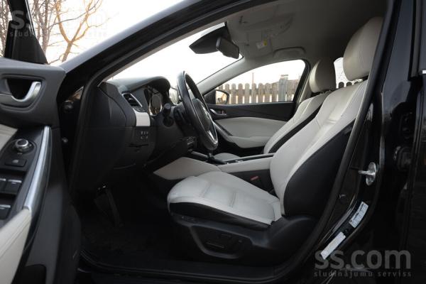 Black Mazda 6 2015 in Jelgava, with an engine capacity of 2.20 L and mileage of 179 thousand km for 8900 €, photo 7 on AUTOMOTO.COM.LV