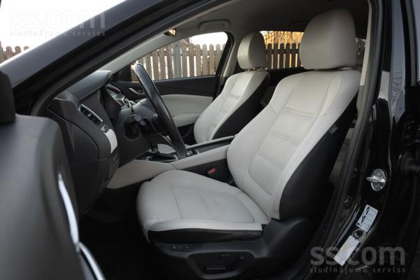 Black Mazda 6 2015 in Jelgava, with an engine capacity of 2.20 L and mileage of 179 thousand km for 8900 €, photo 8 on AUTOMOTO.COM.LV