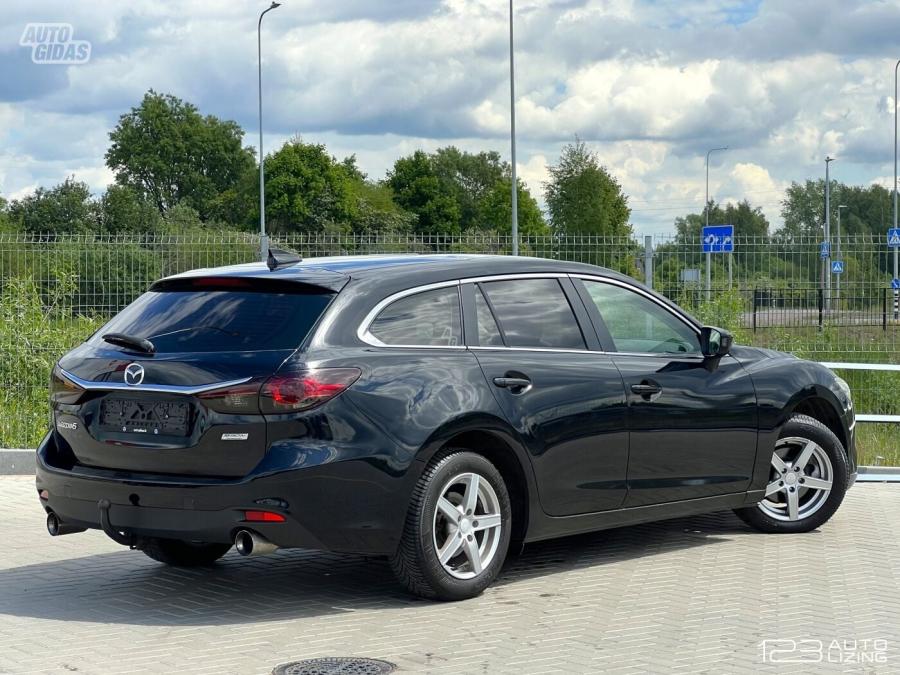 Melns Mazda 6 2015 Tauragė, ar dzinēja tilpumu 2.20 L un nobraukumu 304 tūkst. km par 5500 €, foto 9 vietnē AUTOMOTO.COM.LV