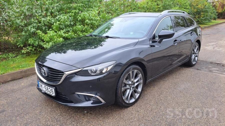 Melns Mazda 6 2015 Rīga, ar dzinēja tilpumu 2.20 L un nobraukumu 194 tūkst. km par 10450 €, foto 1 vietnē AUTOMOTO.COM.LV