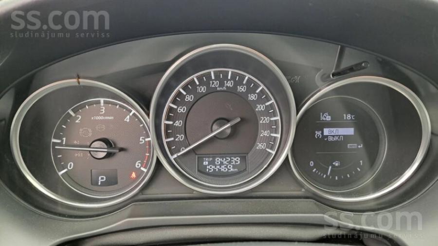 Melns Mazda 6 2015 Rīga, ar dzinēja tilpumu 2.20 L un nobraukumu 194 tūkst. km par 10450 €, foto 15 vietnē AUTOMOTO.COM.LV