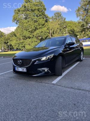 Melns Mazda 6 2015 Rīga, ar dzinēja tilpumu 2.20 L un nobraukumu 167 tūkst. km par 7250 €, foto  vietnē AUTOMOTO.COM.LV
