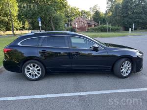 Black Mazda 6 2015 in Riga, with an engine capacity of 2.20 L and mileage of 167 thousand km for 7250 €, photo 5 on AUTOMOTO.COM.LV