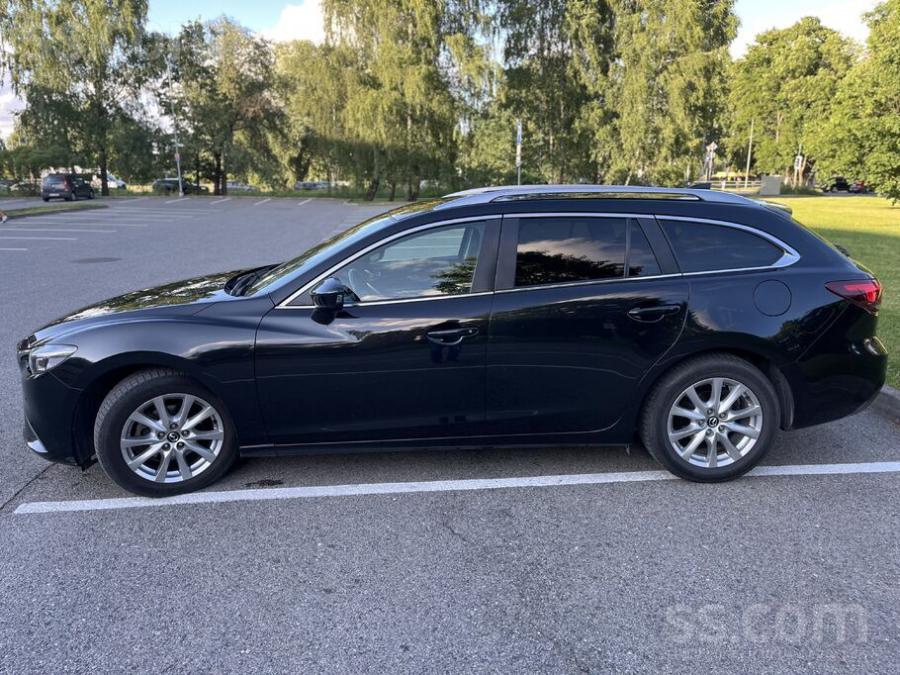 Black Mazda 6 2015 in Riga, with an engine capacity of 2.20 L and mileage of 167 thousand km for 7250 €, photo 7 on AUTOMOTO.COM.LV