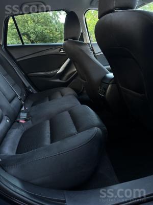 Black Mazda 6 2015 in Riga, with an engine capacity of 2.20 L and mileage of 167 thousand km for 7250 €, photo 9 on AUTOMOTO.COM.LV