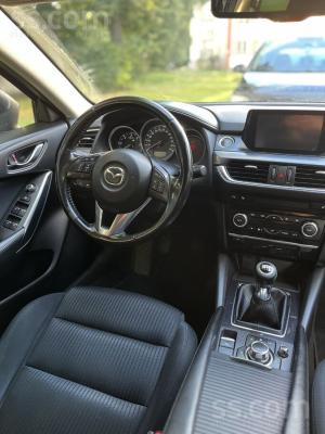 Black Mazda 6 2015 in Riga, with an engine capacity of 2.20 L and mileage of 167 thousand km for 7250 €, photo 12 on AUTOMOTO.COM.LV