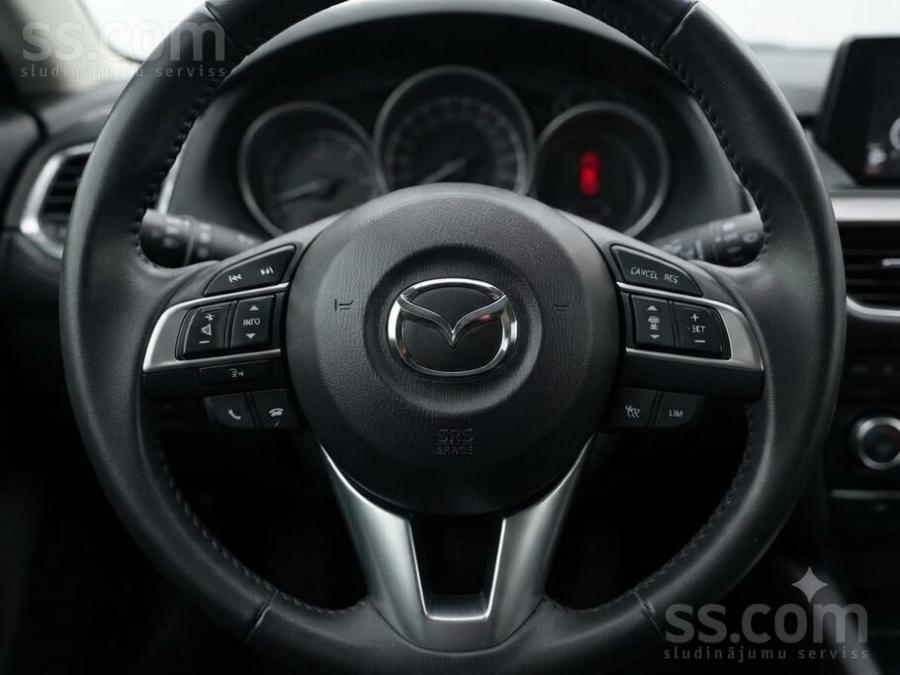 Black Mazda 6 2015 in Jelgava, with an engine capacity of 2.20 L and mileage of 201 thousand km for 6900 €, photo 11 on AUTOMOTO.COM.LV