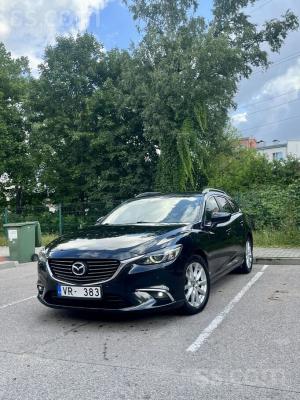 Black Mazda 6 2015 in Riga, with an engine capacity of 2.20 L and mileage of 168 thousand km for 5600 €, photo  on AUTOMOTO.COM.LV