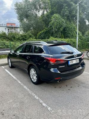 Black Mazda 6 2015 in Riga, with an engine capacity of 2.20 L and mileage of 168 thousand km for 5600 €, photo 7 on AUTOMOTO.COM.LV