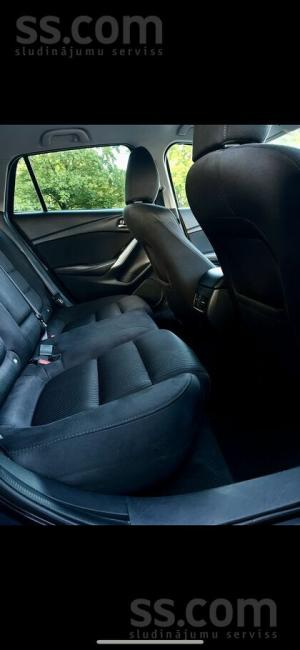 Black Mazda 6 2015 in Riga, with an engine capacity of 2.20 L and mileage of 168 thousand km for 5600 €, photo 9 on AUTOMOTO.COM.LV