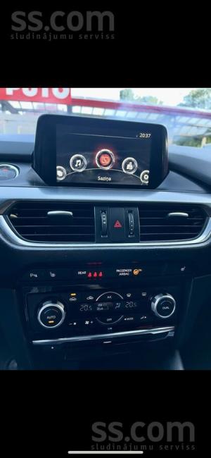 Black Mazda 6 2015 in Riga, with an engine capacity of 2.20 L and mileage of 168 thousand km for 5600 €, photo 11 on AUTOMOTO.COM.LV