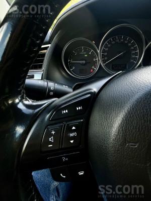 Black Mazda 6 2015 in Riga, with an engine capacity of 2.20 L and mileage of 168 thousand km for 5600 €, photo 13 on AUTOMOTO.COM.LV