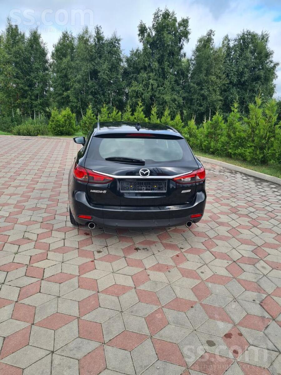 Black Mazda 6 2015 in Ludza, with an engine capacity of 2.20 L and mileage of 0 thousand km for 5800 €, photo 6 on AUTOMOTO.COM.LV