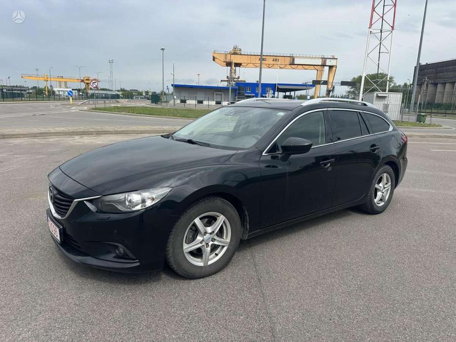 Black Mazda 6 2015 in Kaunas, with an engine capacity of 2.18 L and mileage of 246 thousand km for 3990 €, photo 3 on AUTOMOTO.COM.LV