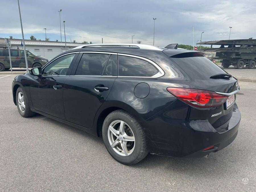 Black Mazda 6 2015 in Kaunas, with an engine capacity of 2.18 L and mileage of 246 thousand km for 3990 €, photo 7 on AUTOMOTO.COM.LV