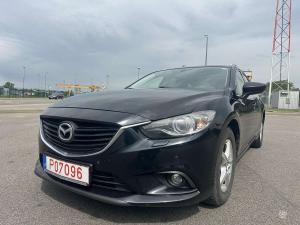 Black Mazda 6 2015 in Kaunas, with an engine capacity of 2.18 L and mileage of 246 thousand km for 3990 €, photo 10 on AUTOMOTO.COM.LV